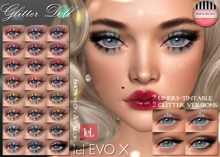 Second Life Marketplace ~shiny Stuffs~ Lelutka Evox Glitter Doll